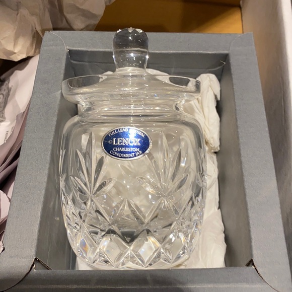 Lenox | Dining | Lenox Lead Crystal Condiment Jar | Poshmark